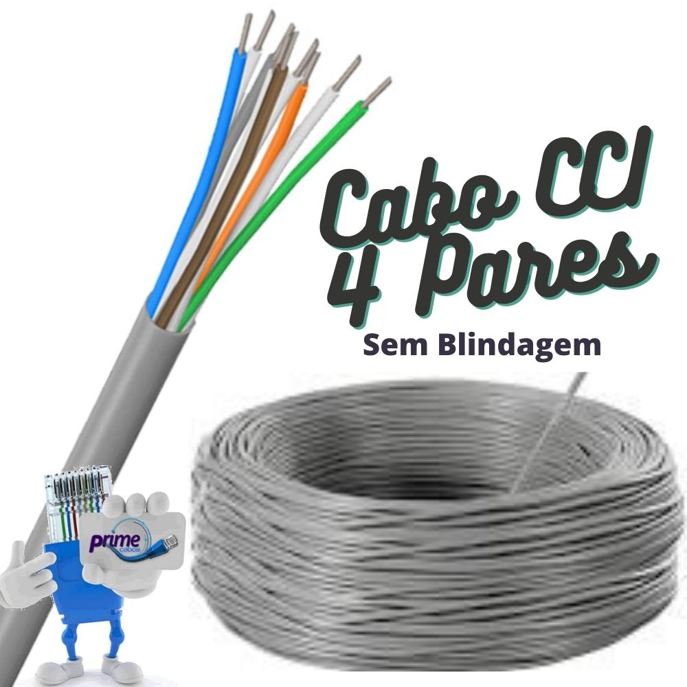 Cabo Telefônico Interno CCI 50x04 Pares