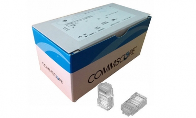 Conector RJ45 Cat-5e AMP Commscope - 100 Peças