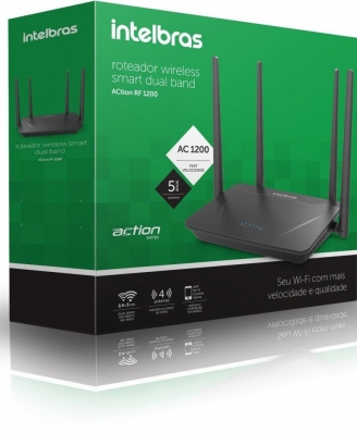 Roteador Wireless Intelbras ACtion RF 1200
